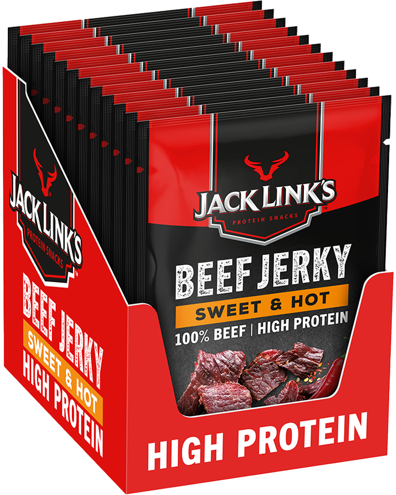 Jack Link's Beef Jerky Sweet & Hot (12 x 40 g) – Supspace FR