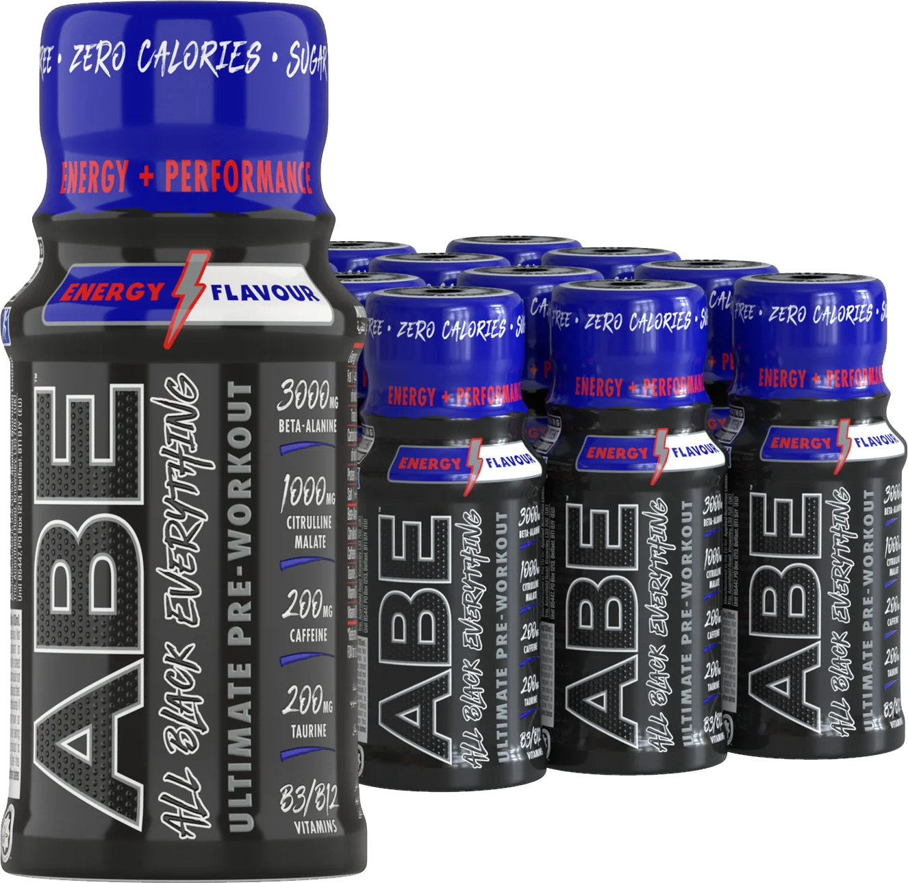 Applied Nutrition ABE Ultimate Pre-Workout Shot Energy (12 x 60 ml ...