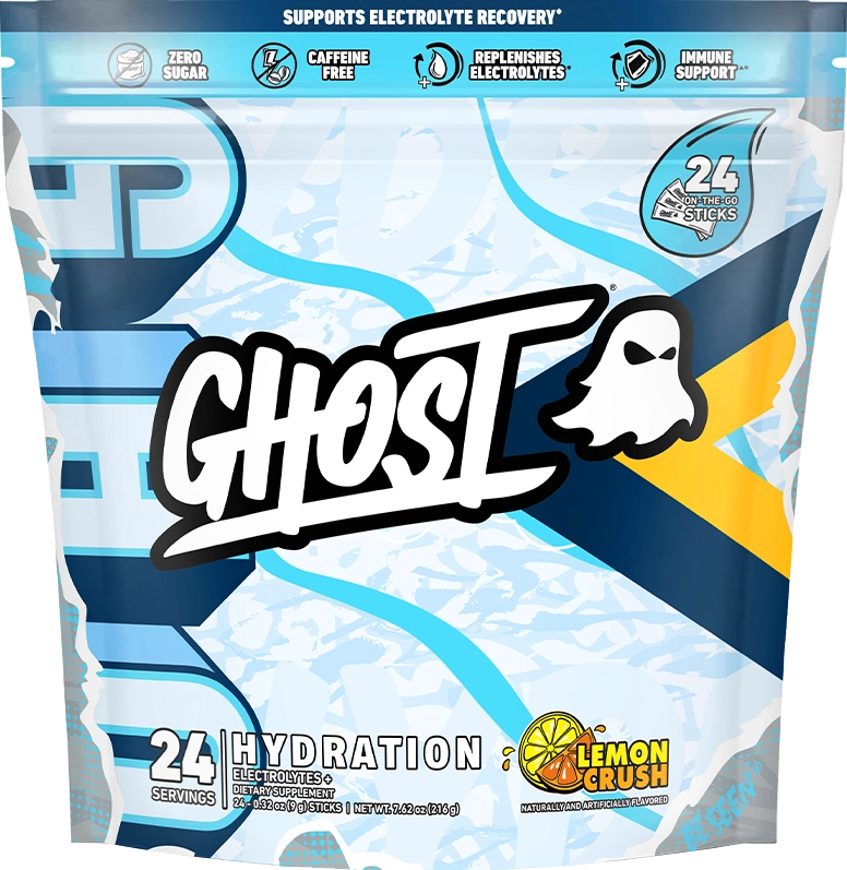 Acheter Ghost Hydration Sticks Lemon Crush (24 x 9 g) | Supspace ...