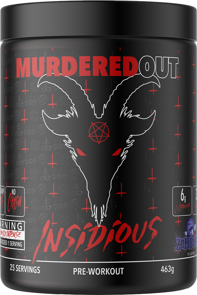 Murdered Out Insidious Pre-Workout Zomberry (463 g) – Supspace FR